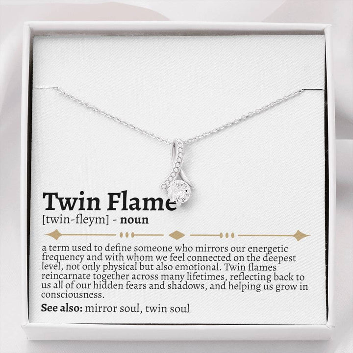 Twin Flame Definition Alluring Beauty Necklace Love You This Much